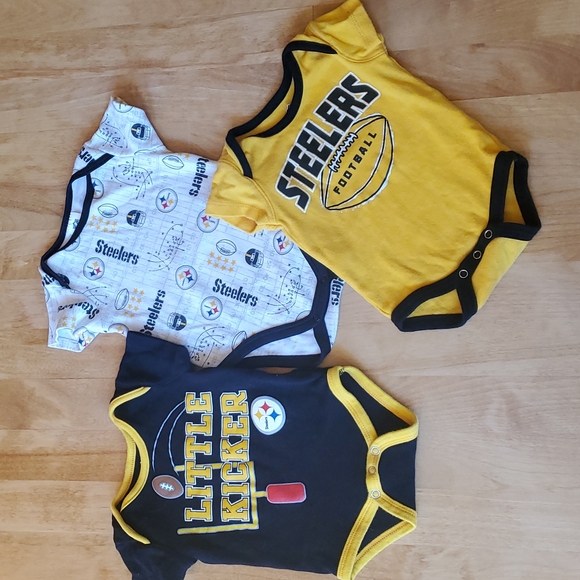 NFL | Other | Nfl Baby Fan Onesiessteelers Size 3m | Poshmark